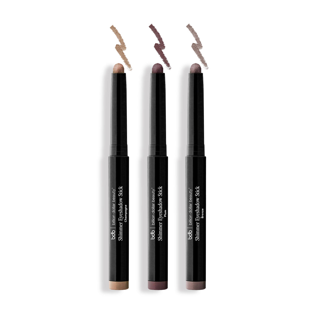 Shimmer Eyeshadow Stick Trio – Billion Dollar Beauty